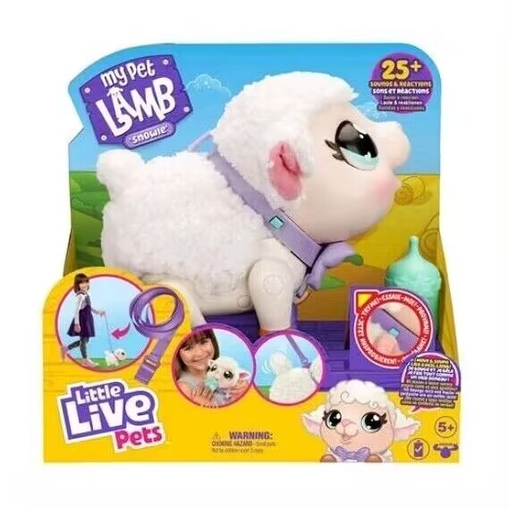 Toy Little Live Pets Love Pets Walking Fun Penguin Piglet Sheep Music ...