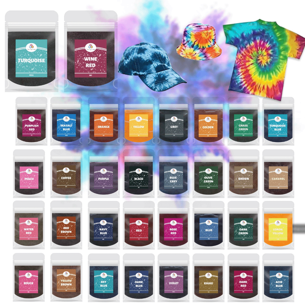 20g/10g Fabric Dyes Textile Dyein Tie Dye Textile Pigment for DIY ...