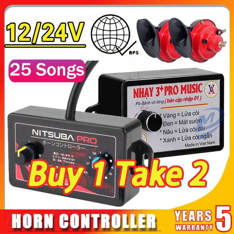 Nhay 3+ Pro Music Horn Controller Universal Music Rapid Relay For Truck ...