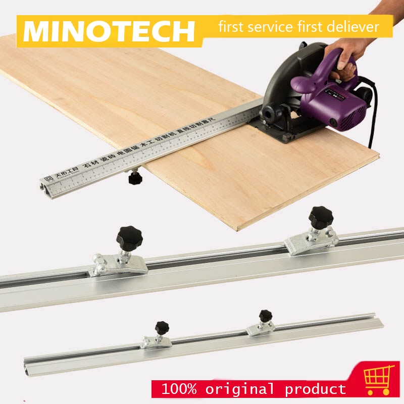 Woodworking Electric Circular Saw Cutting Machine Guide Foot Ruler 45 Degrees Chamfer Fixture ...