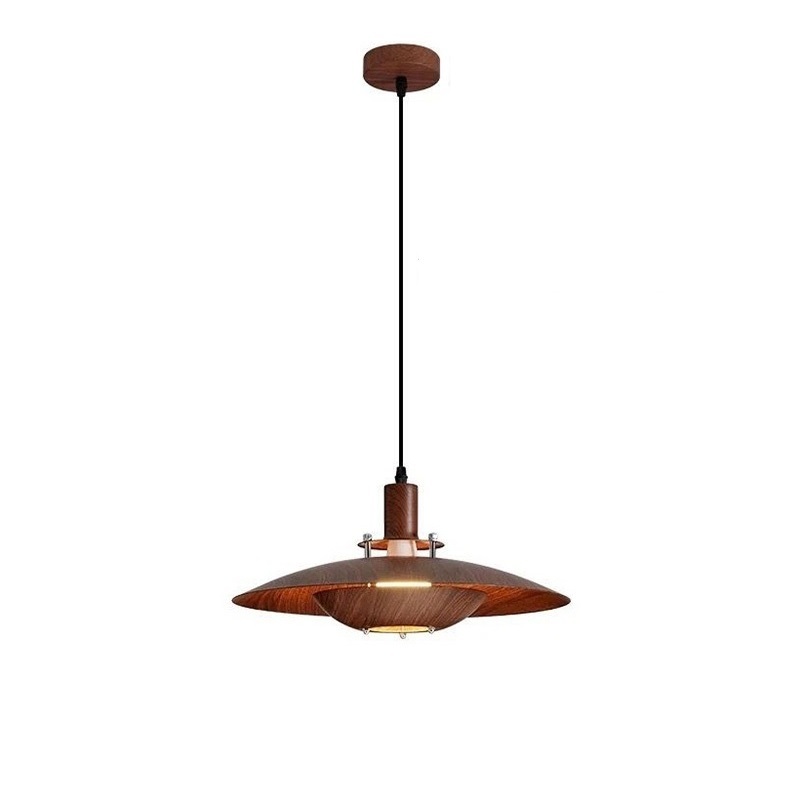 Japanese Chandelier for Dining Table, LED Retro Pendant Light Rustic ...