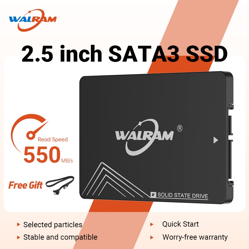 Walram 2.5 SATA3 SSD 120GB 240GB 500GB Internal Solid State Drive - 6Gb ...