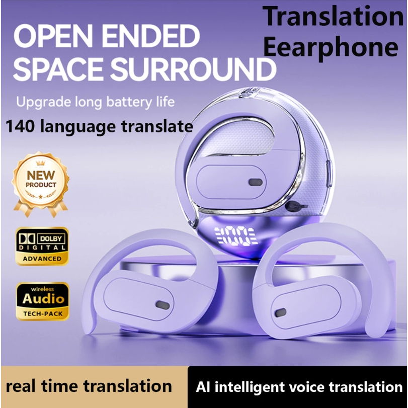 AI Translation Headphones Earbud Translator Wireless Earphones ...