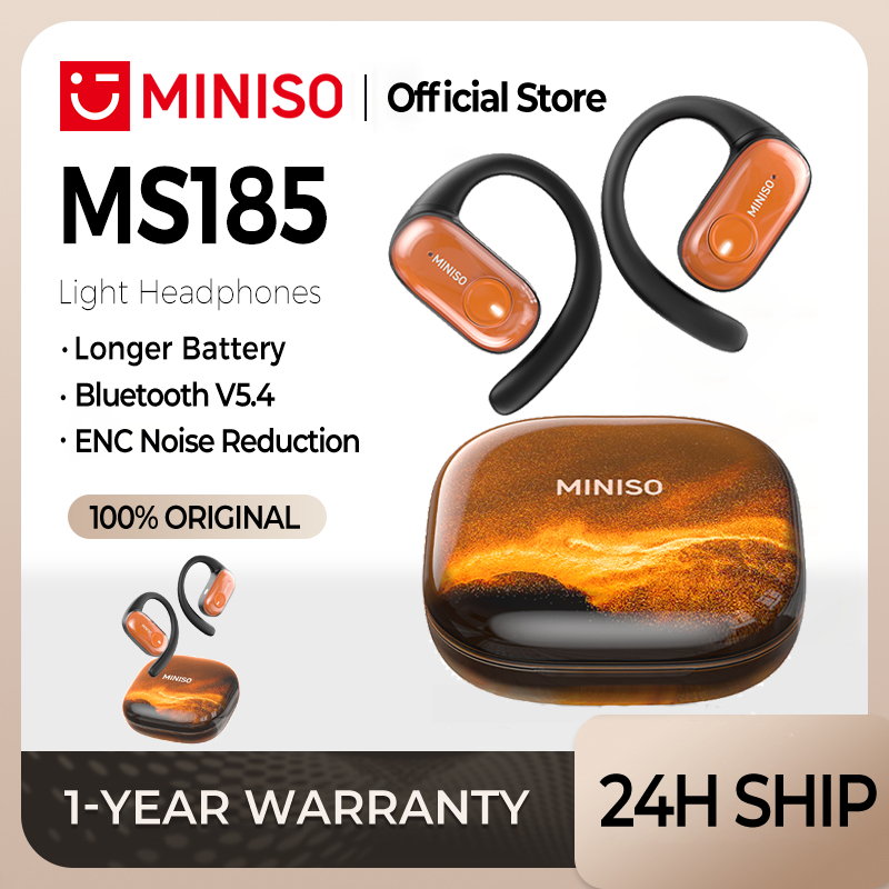 MINISO MS185 Bluetooth Earbuds Light Wireless Earphone OWS Wireless ...