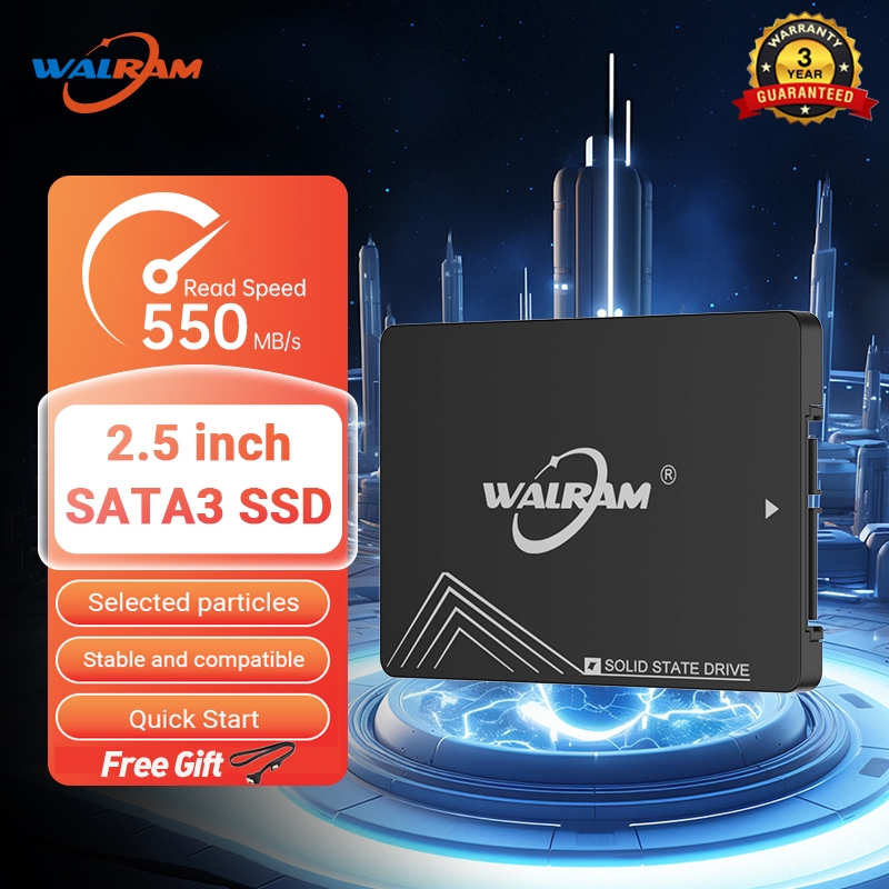 Walram SSD 2.5″ SATA3 SSD 120GB 240GB 480GB Solid State Hard Drive For ...