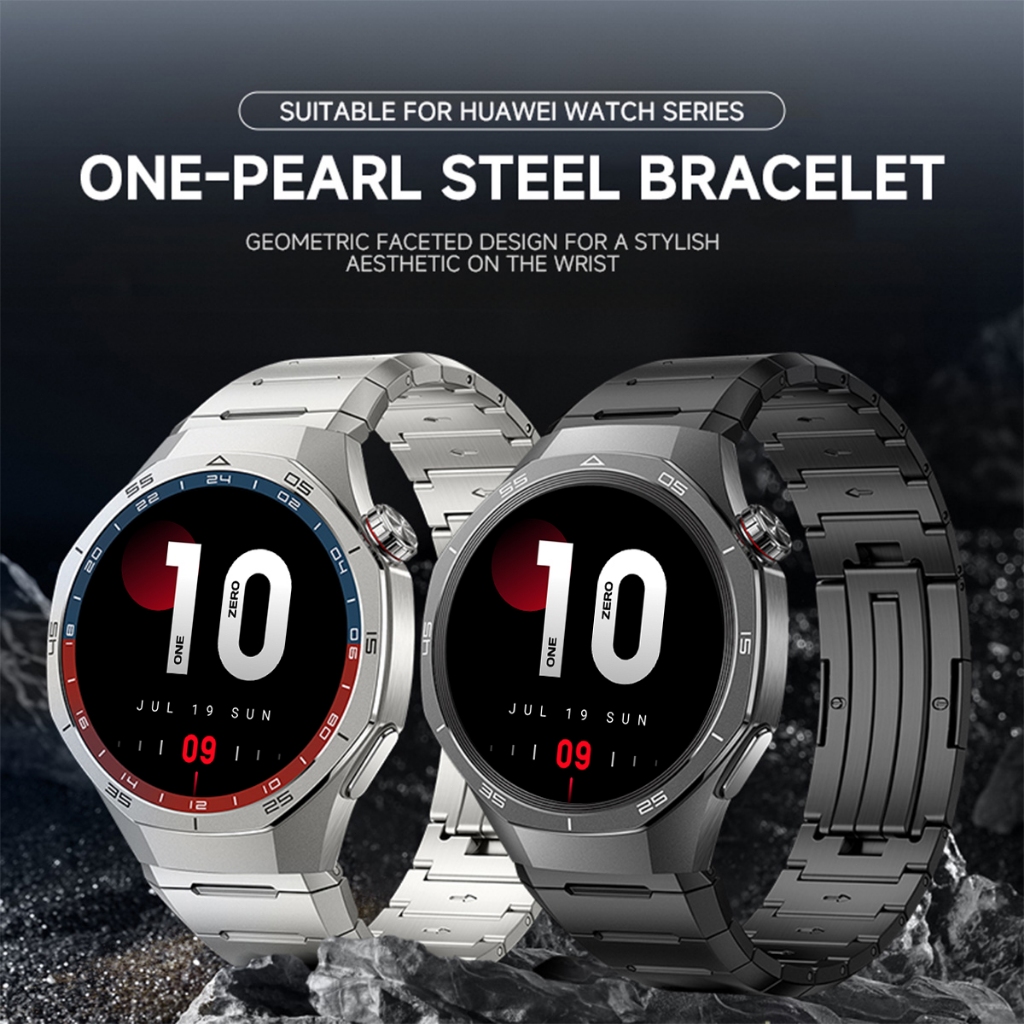 No Gaps Luxury Titanium Strap for Huawei Watch GT 5 Pro GT5 46mm GT4 ...