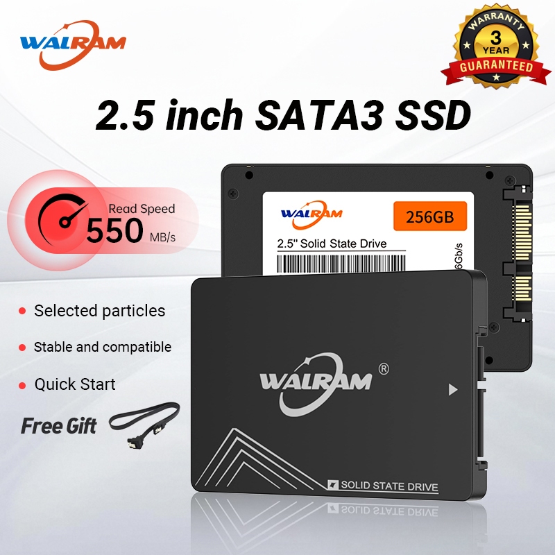 Walram SATA SSD 2.5 inch 256GB 512GB 1TB SATA3.0 Internal Solid State ...