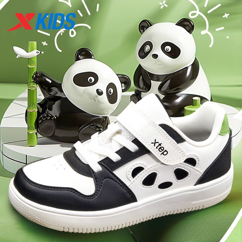 Xtep Children Panda Shoes 2025 New Cute Pets Sneakers Lightweight Soft ...