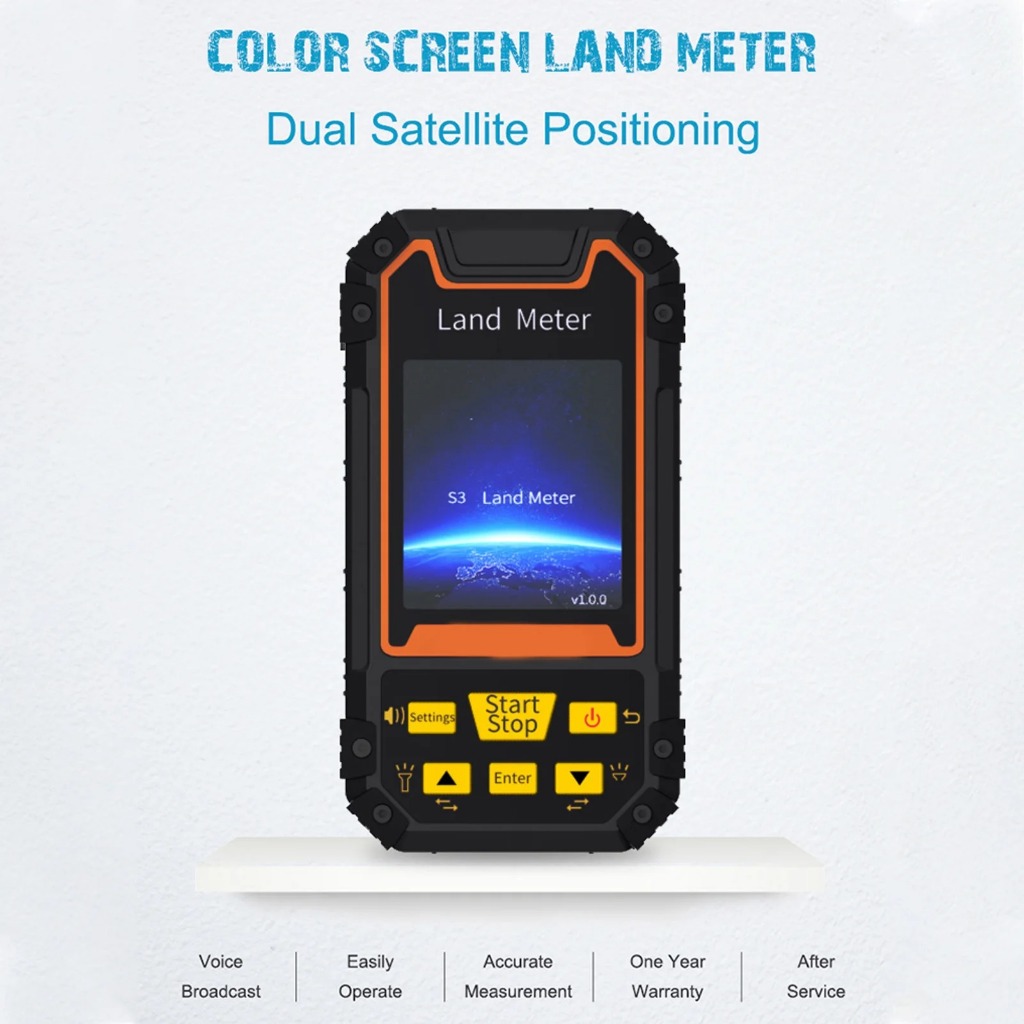 GPS GNSS Land Area Meter Mini Portable Handheld Surveyor Area ...