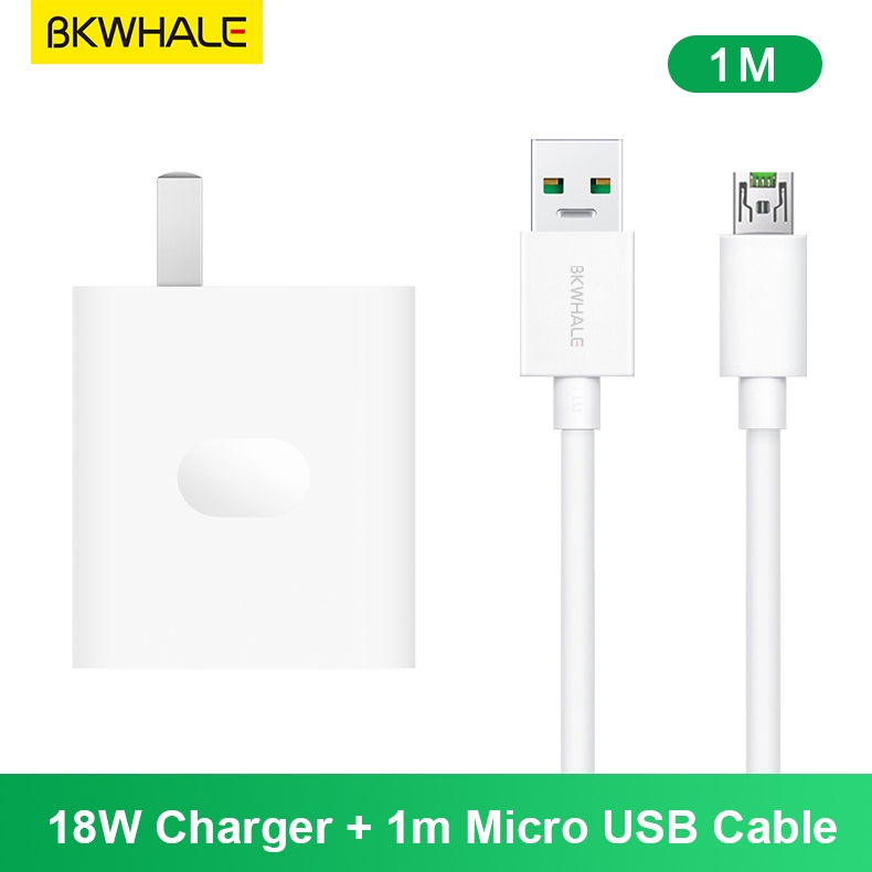 BKWHALE 18W VOOC fast charging cable micro USB Charger cable for OPPO ...