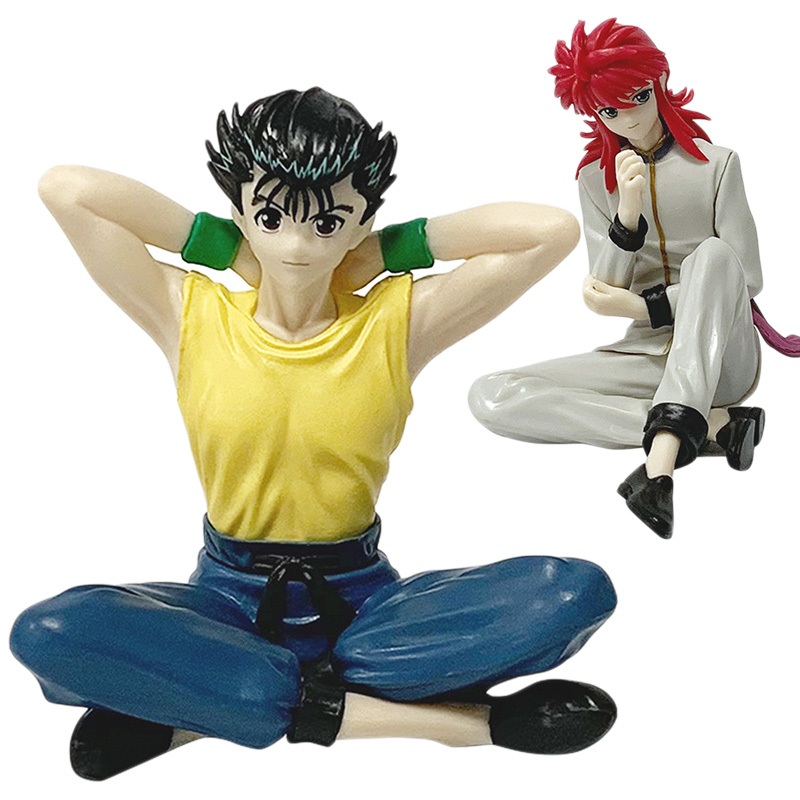 Anime Yuyu Hakusho Yuusuke Urameshi Kurama Action Figure Collectible ...