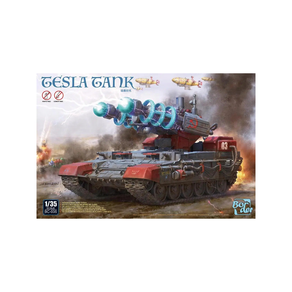 Border BC005 1/35 Soviet Tesla Tank | Shopee Philippines