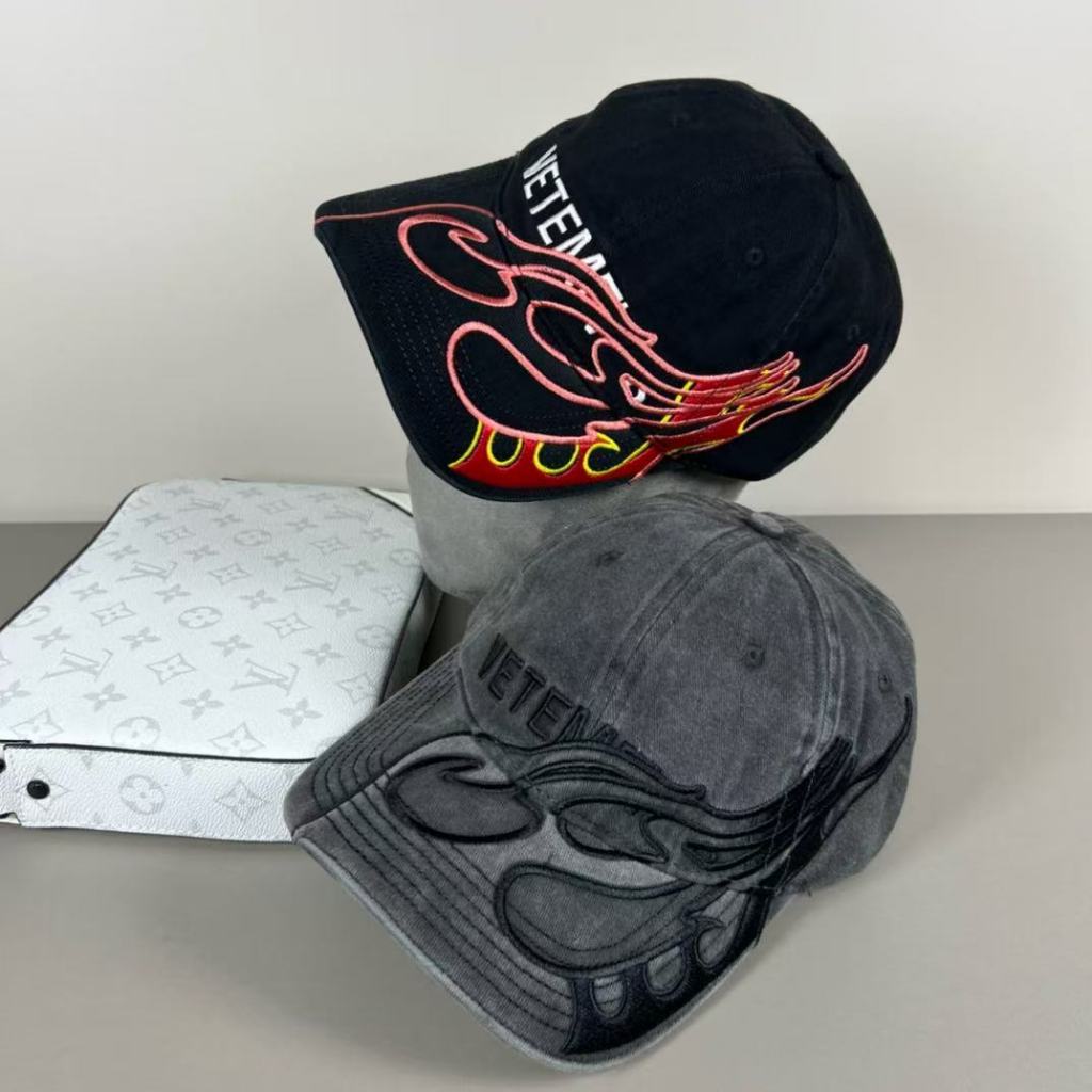 2025 New Style Letter Flame Baseball Cap | Shopee Philippines