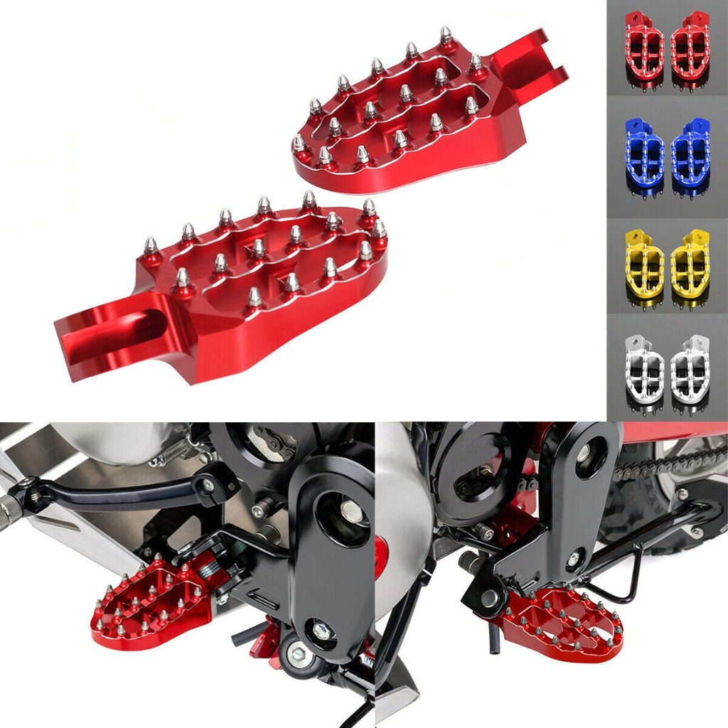 3D Spiked Front Footrest Off-Road Foot Pegs For HONDA MONKEY 125 GROM ...