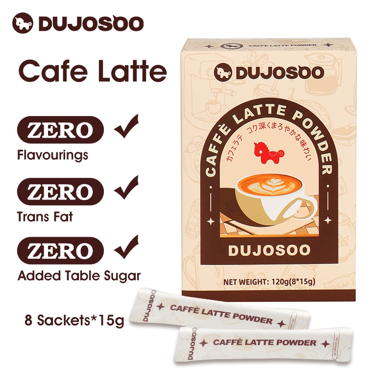 DUJOSOO Cafe Latte Kofe 3-in-1 0 Sucrose Healthy, one cup per day 120g ...