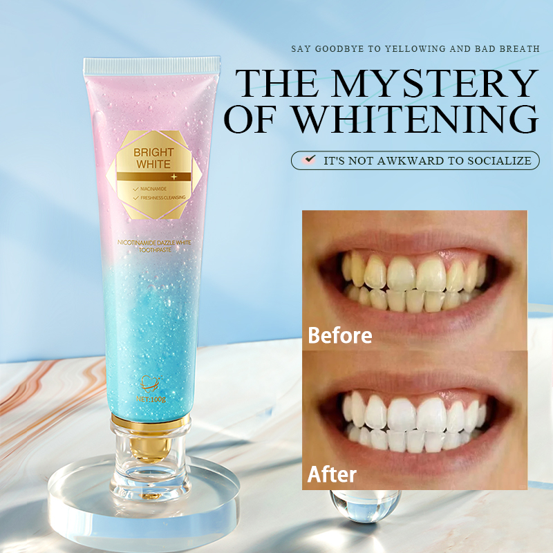 HUNMUI Niacinamide Brightening White Toothpaste 100g Teeth Basic ...