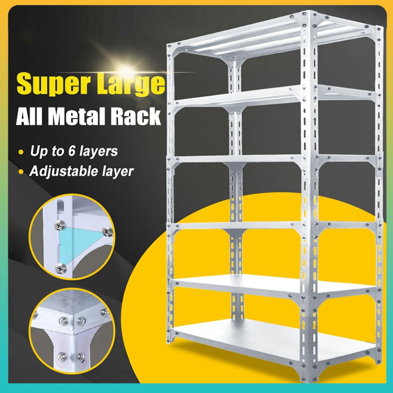3 Layers 4 Layers 5 Layers Steel Shelf Layer Shelving Storage Shelf ...