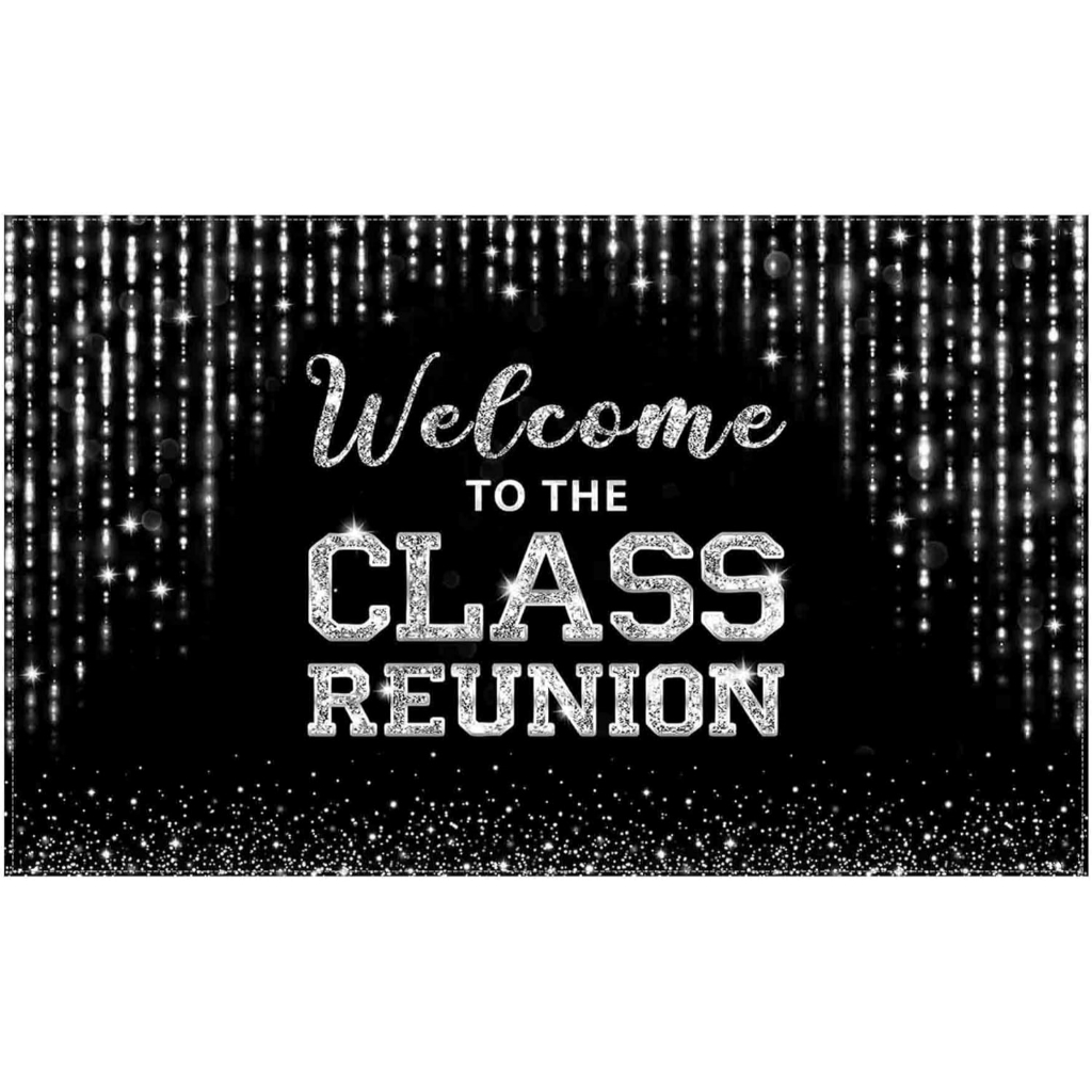 Class Reunion Photography Backdrop Welcome Back School Reunion ...