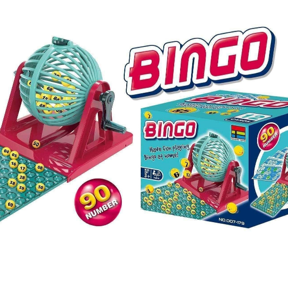Bingo!Lottery Machine Bingo Game Hand-Cranked Lucky Game Children ...