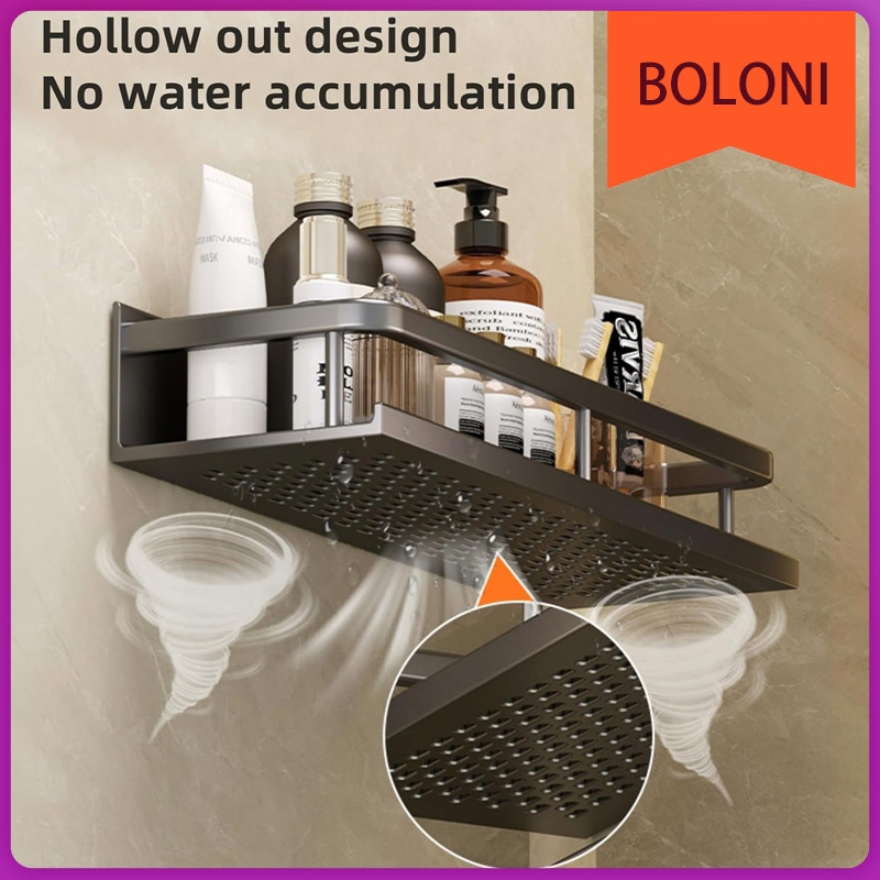 Toilet Rack Shelf Bathroom Rack Storage Shelf Wall Drain Shelf Shampoo ...