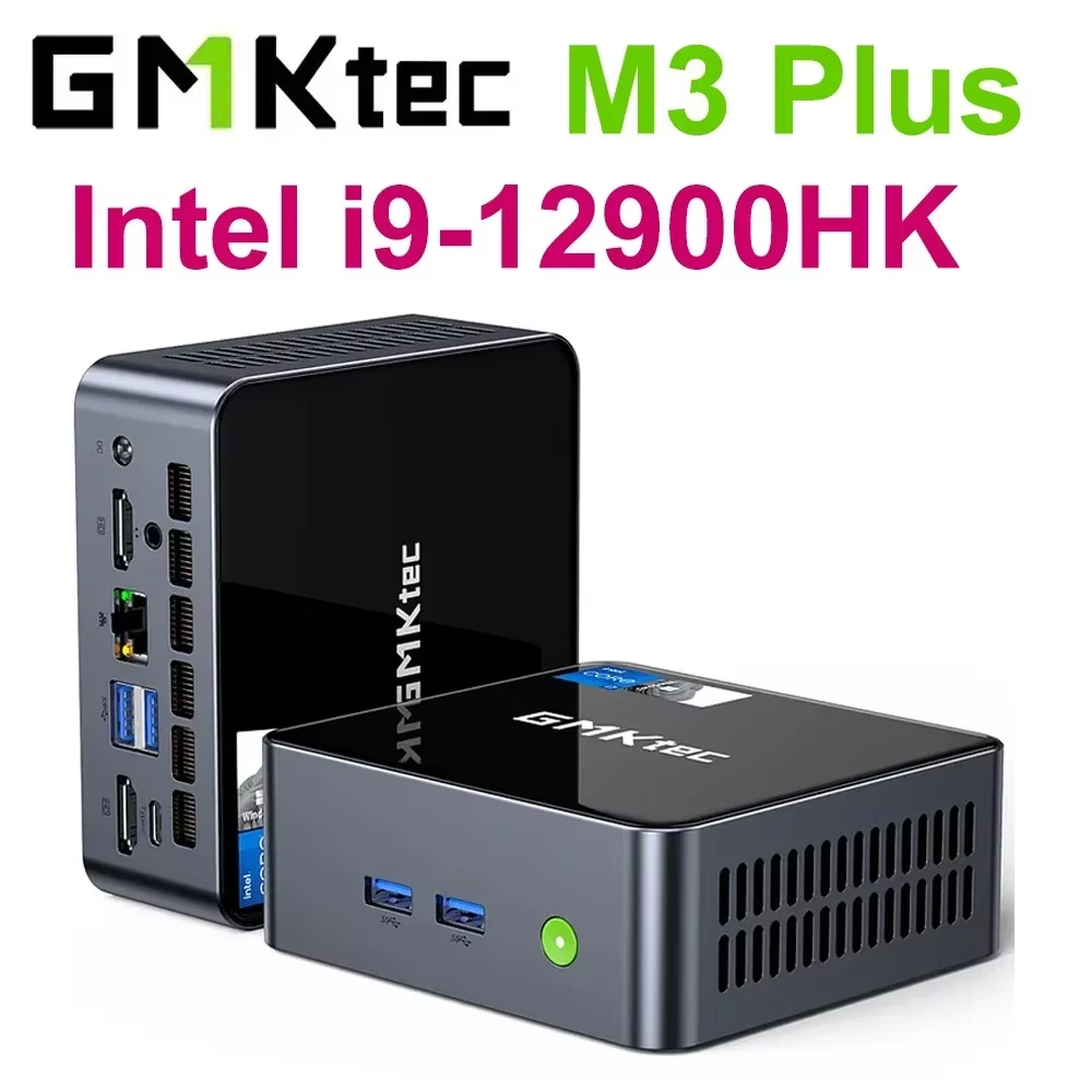 GMKtec Mini PC M3 Ultra/Plus Intel i9-12900HK Windows 11 Dual DDR4 PCIe ...