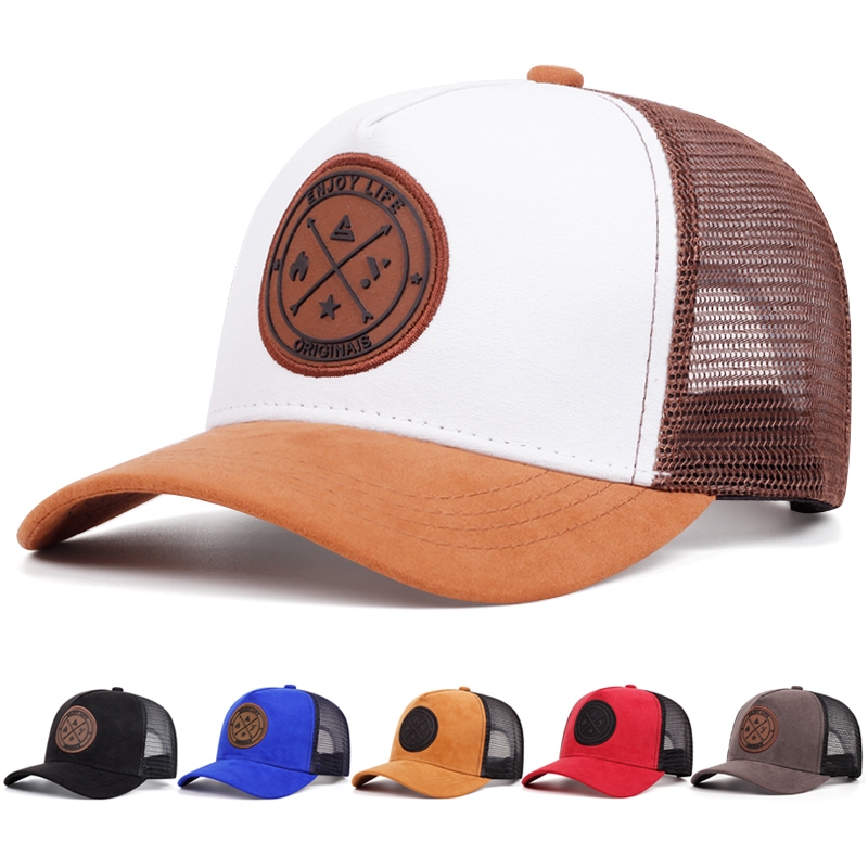 net baseball cap for men suede Trucker Cap Hip Hop cup for men vintage ...