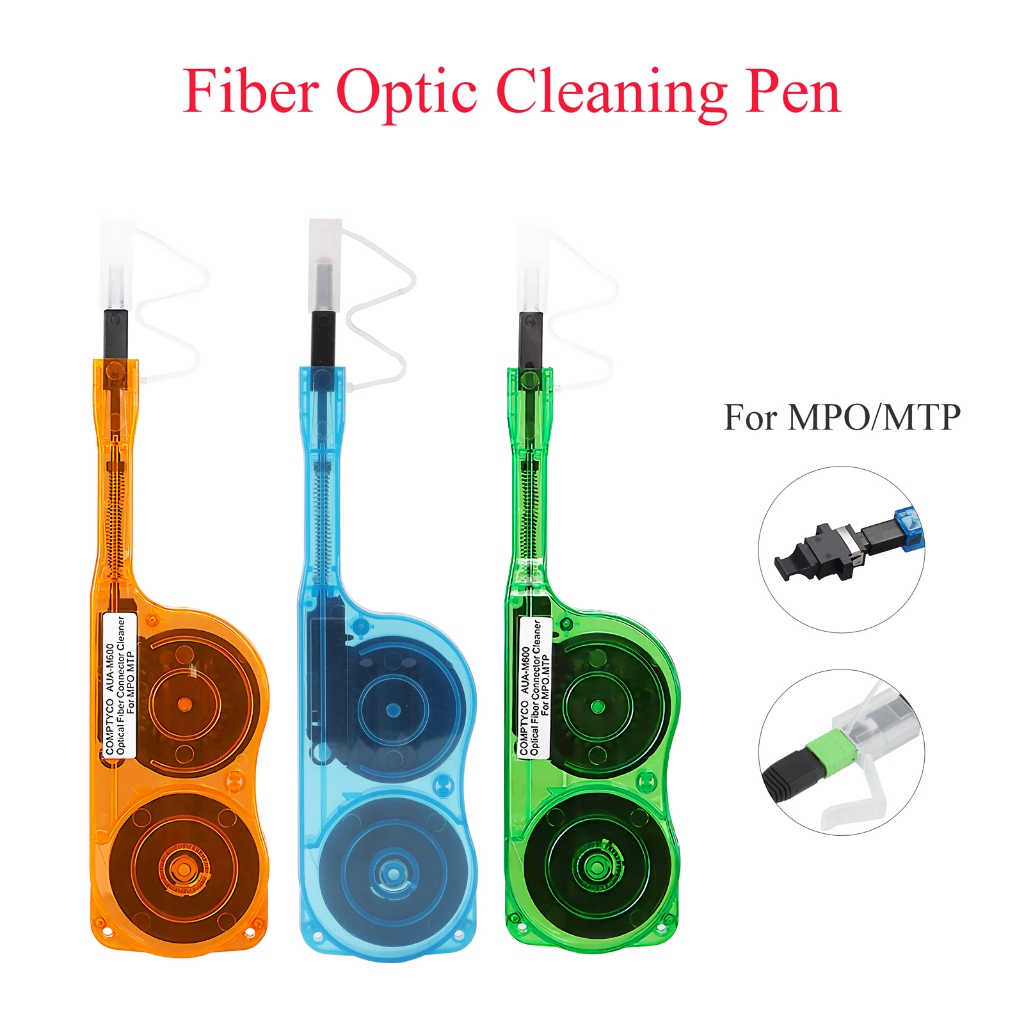 MPO/MTP one-button fiber optic cleaning pen fiber optic cleaner quick wipe for MPO/MTP interface ...
