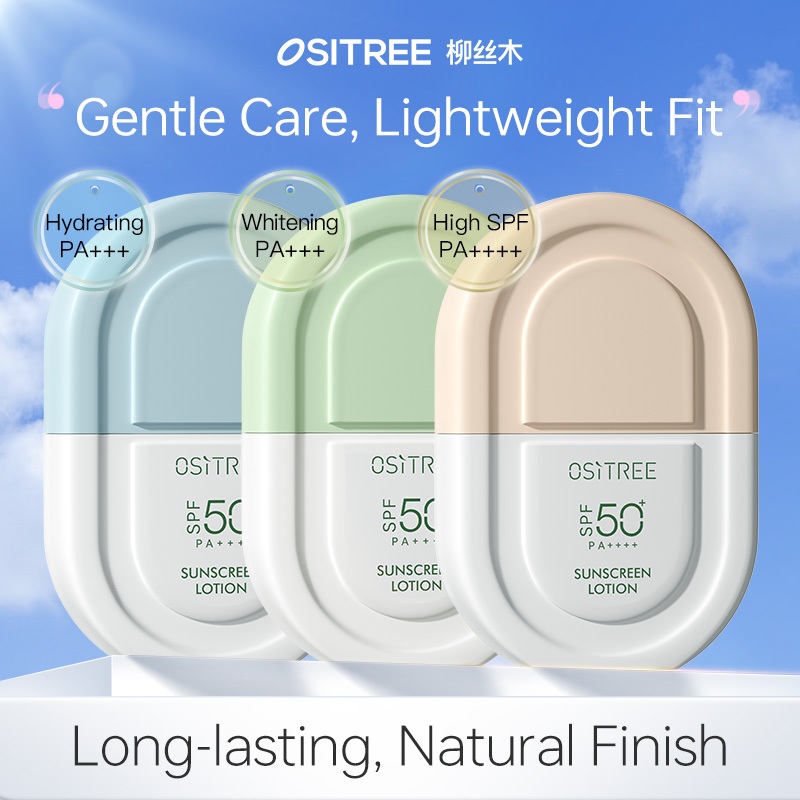 SPF50+PA+++ Sunscreen Lotion OSITREE UV Protection For Sensitive & Acne ...