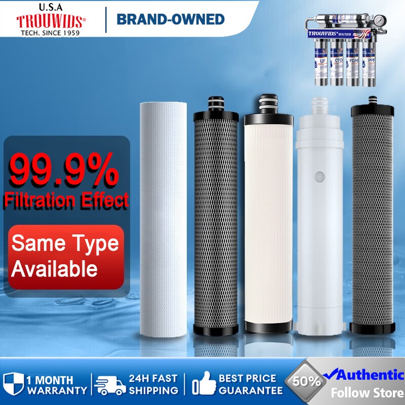 TROUWIDS 5 PCS Water Filter Element Of TR1700 Water Purifier Filter ...