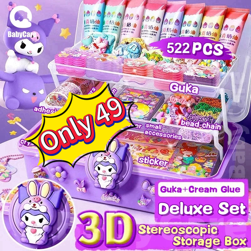 Ready Stock Guka Set Box Guka1008pcs Sticker Tool Set Child Gift Pack ...