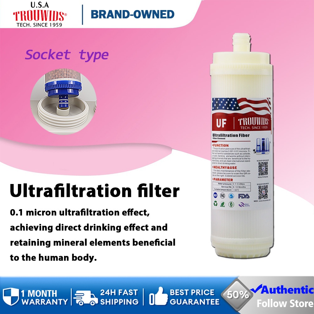 10 Inch Ultrafiltration Membrane Replaceable Filter Cartridge ...