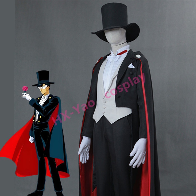 [Ready Stock] Sailor Moon Chiba Mamoru cosplay Tuxedo Mask Prince ...