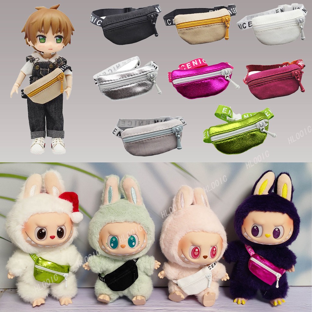 Dolls Backpack Mini Doll Bag for labubu Crybaby Ob11 1/12 BJD (obitsu11 ...