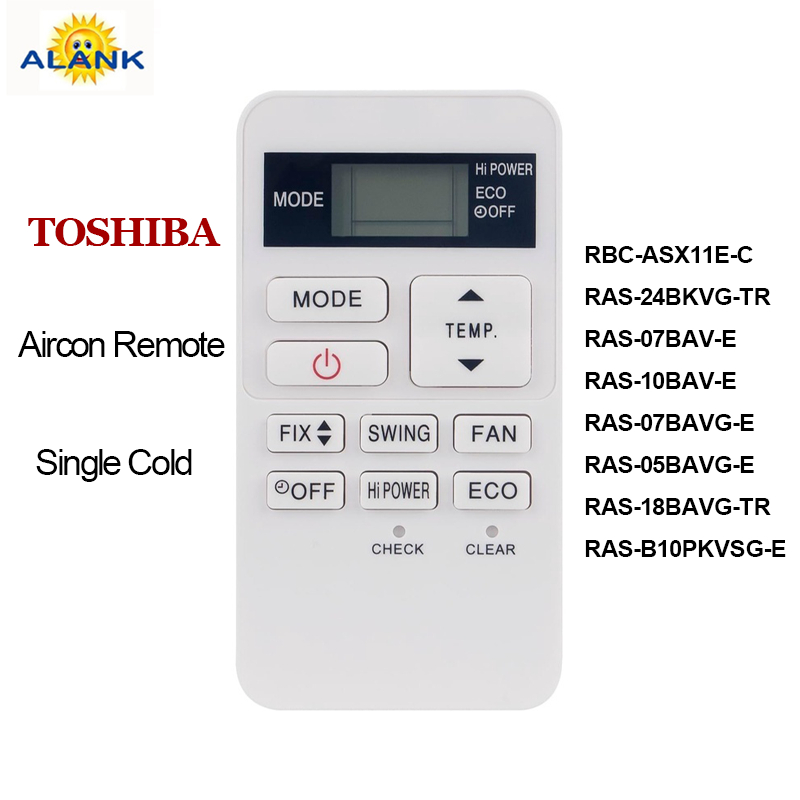 [ALANK] Toshiba Aircon Remote Control (Applicable Split Air Conditioner ...