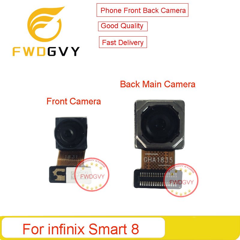 For Infinix Smart 8 Front Camera Main Frontal Facing Back Cameras ...
