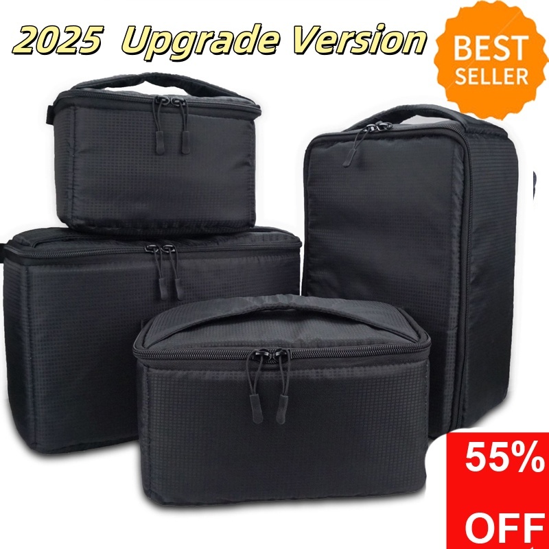 New version camera bag liner Insert Padded Camera Inner Divider Case ...