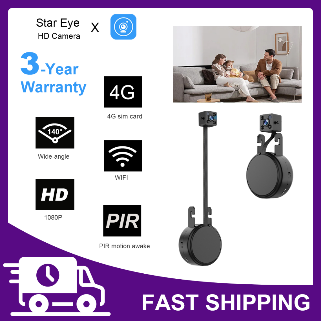 WiFi home hand camera Miniature 1080P HD Camera - Battery Operated for ...
