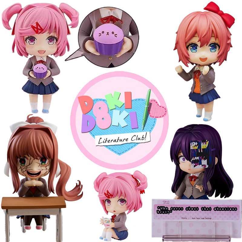 Action Figure Monika Nendoroid Doki Doki Literature Club 1817 Model ...
