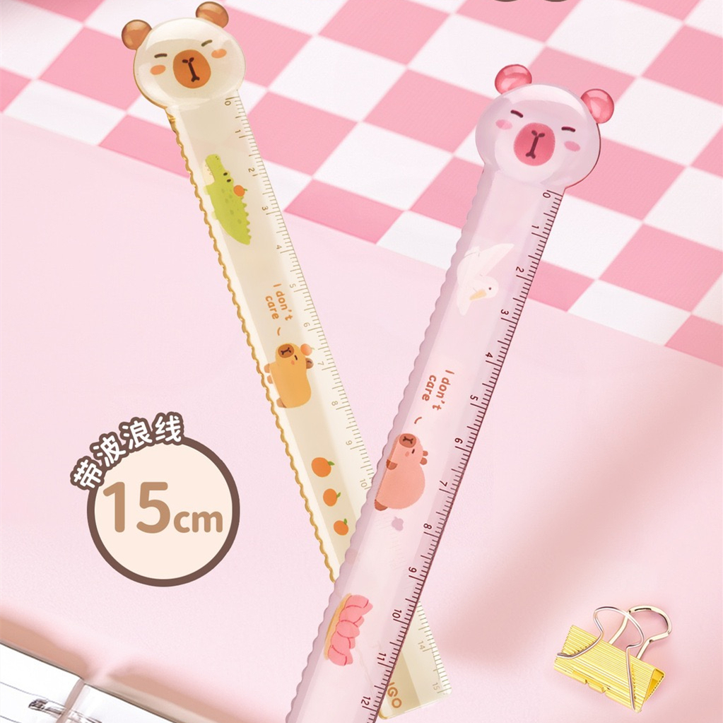 Lovely Capybara Ruler Good-looking Elementary School Student Measuring ...