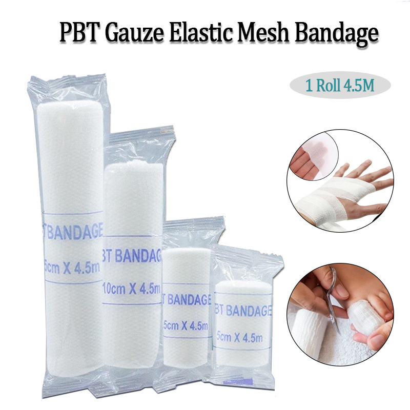 Disposable First Aid Wound Dressing Elastic Bandage Kit Sterile Stretch ...