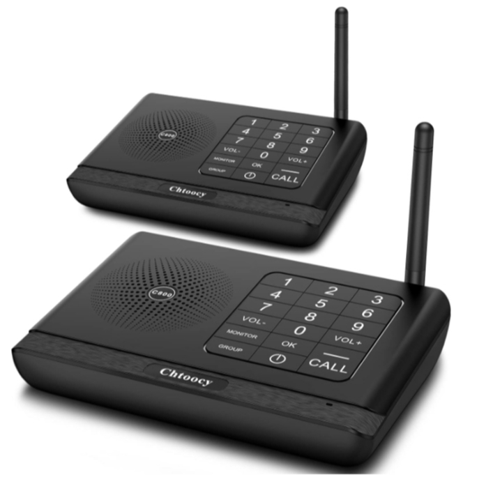 Wireless Intercoms for Home Hands Free & Two Way Audio Wirelss Intercom ...