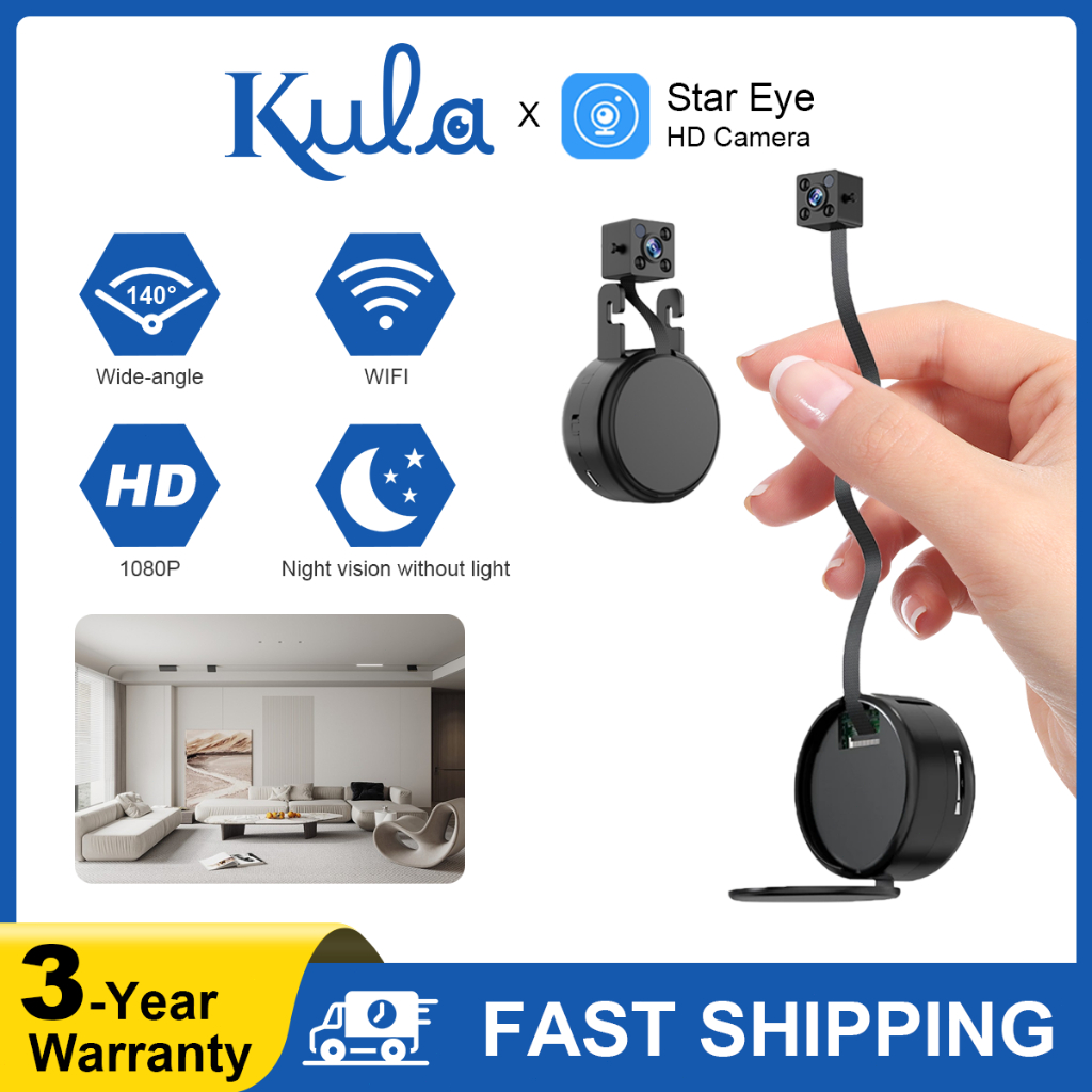 Small 1080P HD Surveillance Camera - Battery Powered flexible bend ...