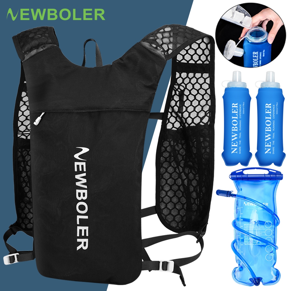 Newboler Cycling Black 5L Backpack Hydration Bag Pack Super Lightweight ...