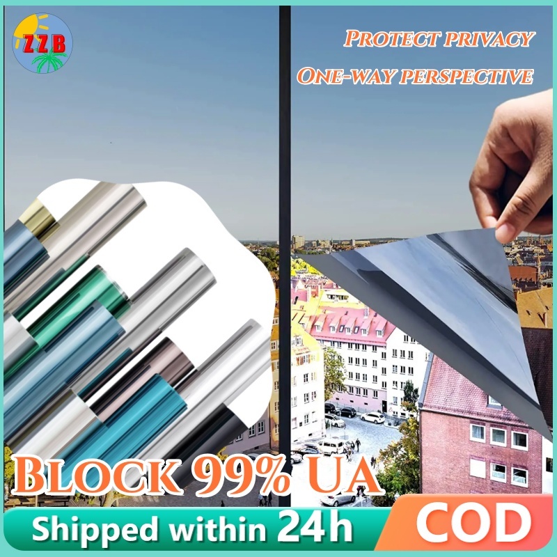 Window Film One-way Perspective Privacy Window Film Block 99%UV Film ...