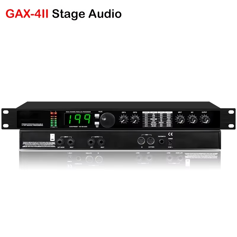 GAX-4II Professional Digital Reverb and Multi Effect DSP Processor ...