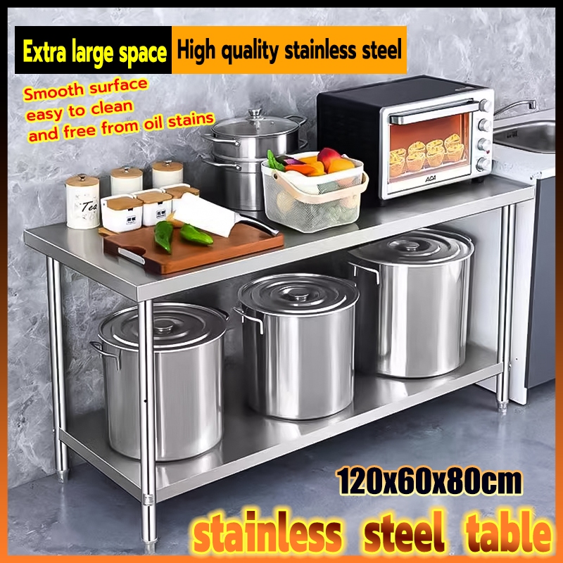 stainless steel rack stainless steel table Kitchen Utensils Storage ...