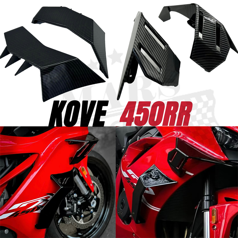 For KOVE 450RR kove 450 rr 2023 2024 2025 Motorcycle Accessories Front Spoiler Winglet ...