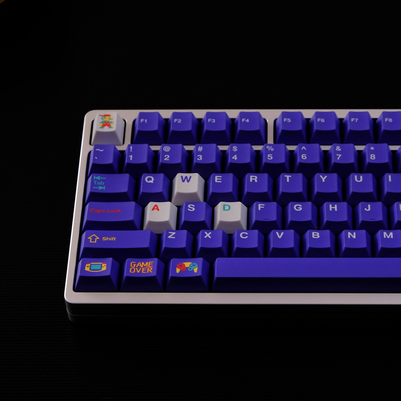 【KEYCAP ONLY】NGC Purple Keycap 140 Keys Cherry Profile PBT Dye-sub For ...