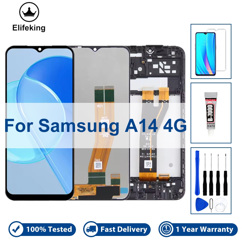 Original LCD For Samsung Galaxy A14 A145M A145P A145R Display Touch ...