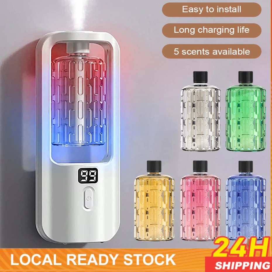 Rechargeable Humidifier with Digital Display Essential Oil Aroma ...